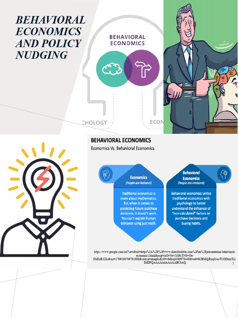 BE and Policy Nudging | PDF | Behavioral Economics | Psychological Concepts