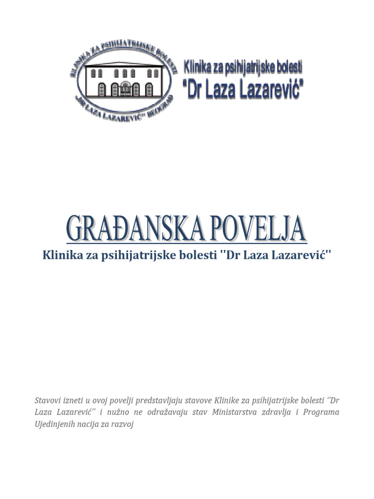 Gradjanska Povelja Laza Lazarevic | PDF