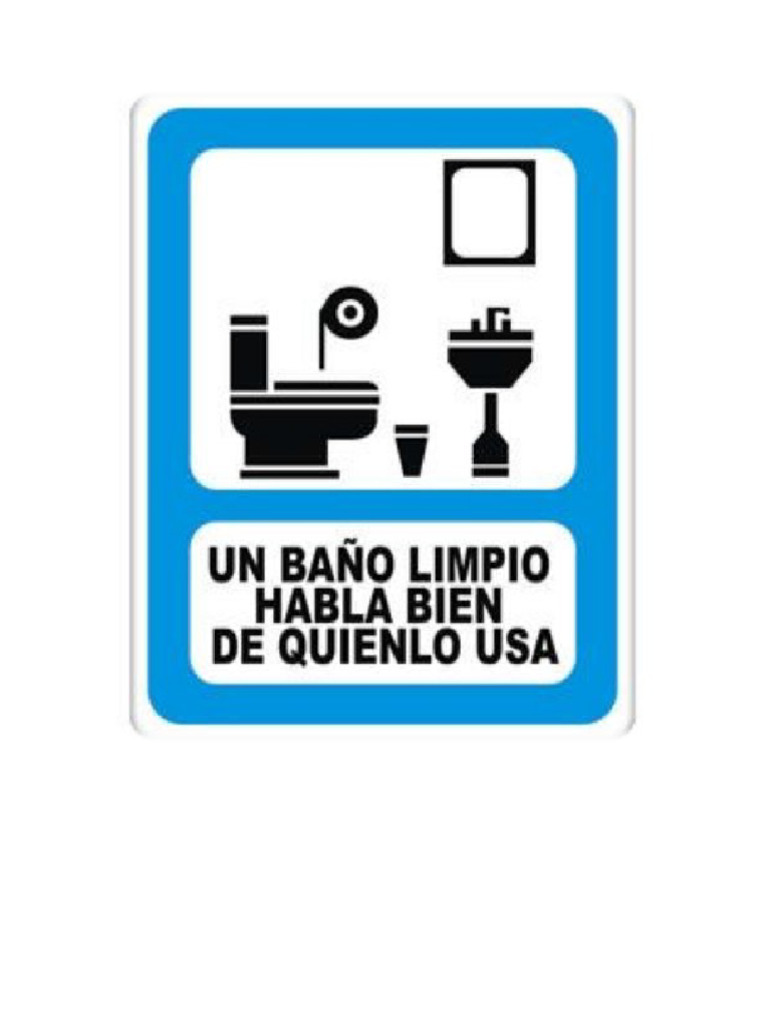 LETRERO BAÑO | PDF