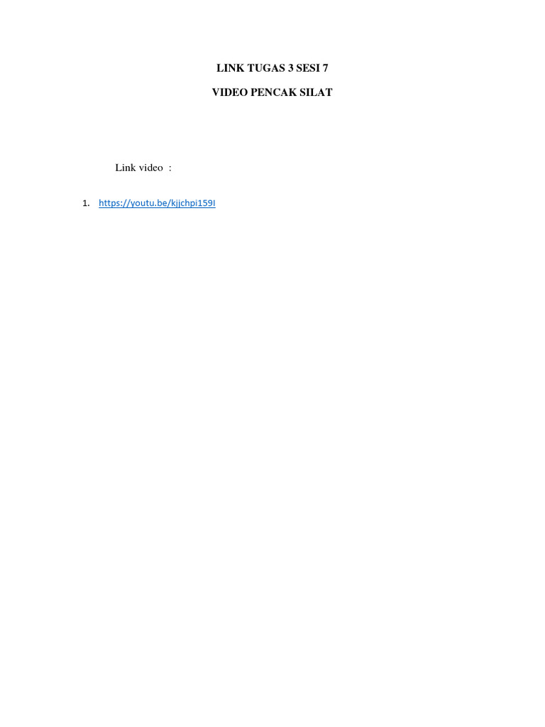 Link Tugas 3 Sesi 7 Penjas | PDF