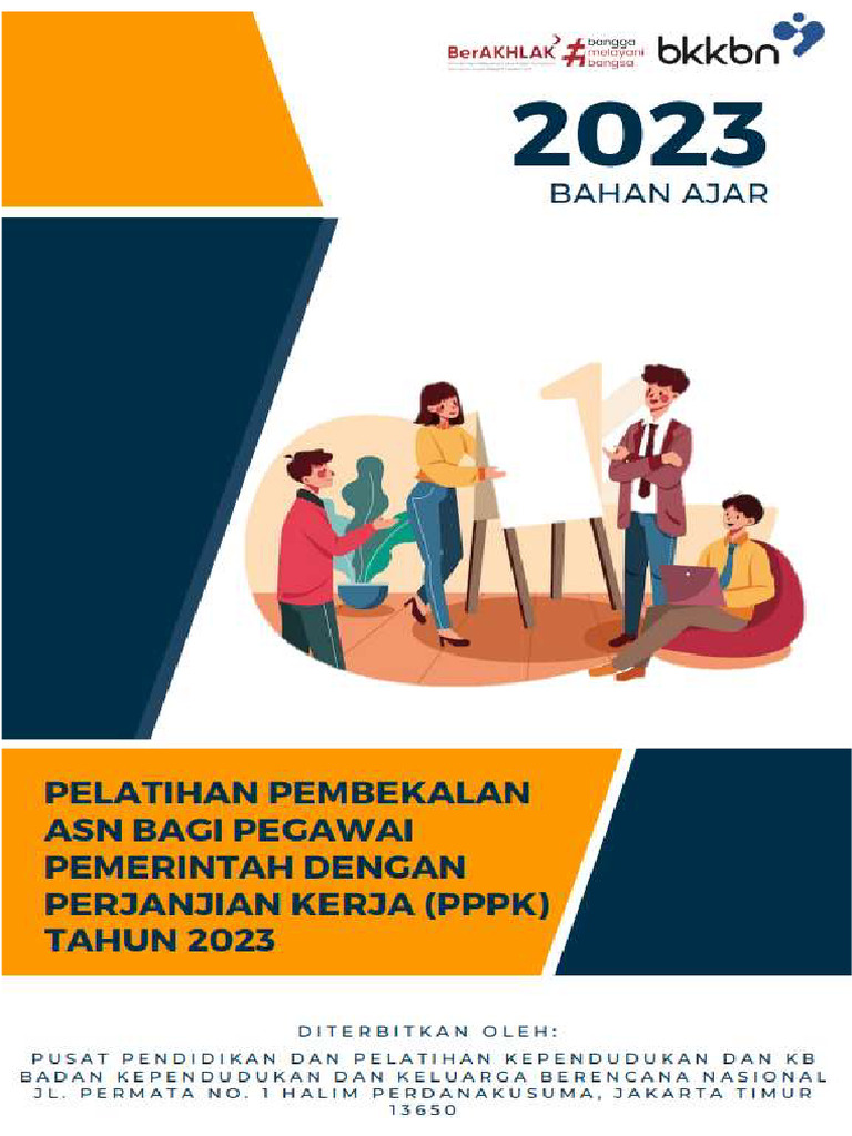 Bahan Ajar Pelatihan Pembekalan Asn Bagi PPPK Tahun 2023 | PDF | Karier & Perkembangan | Bisnis