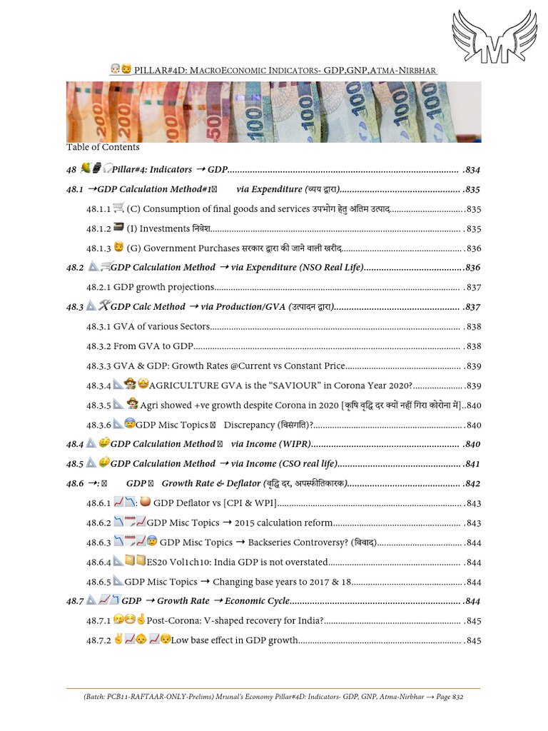 Ef4d HDT GDP GNP PCB11 | PDF | Gross Domestic Product | Inflation