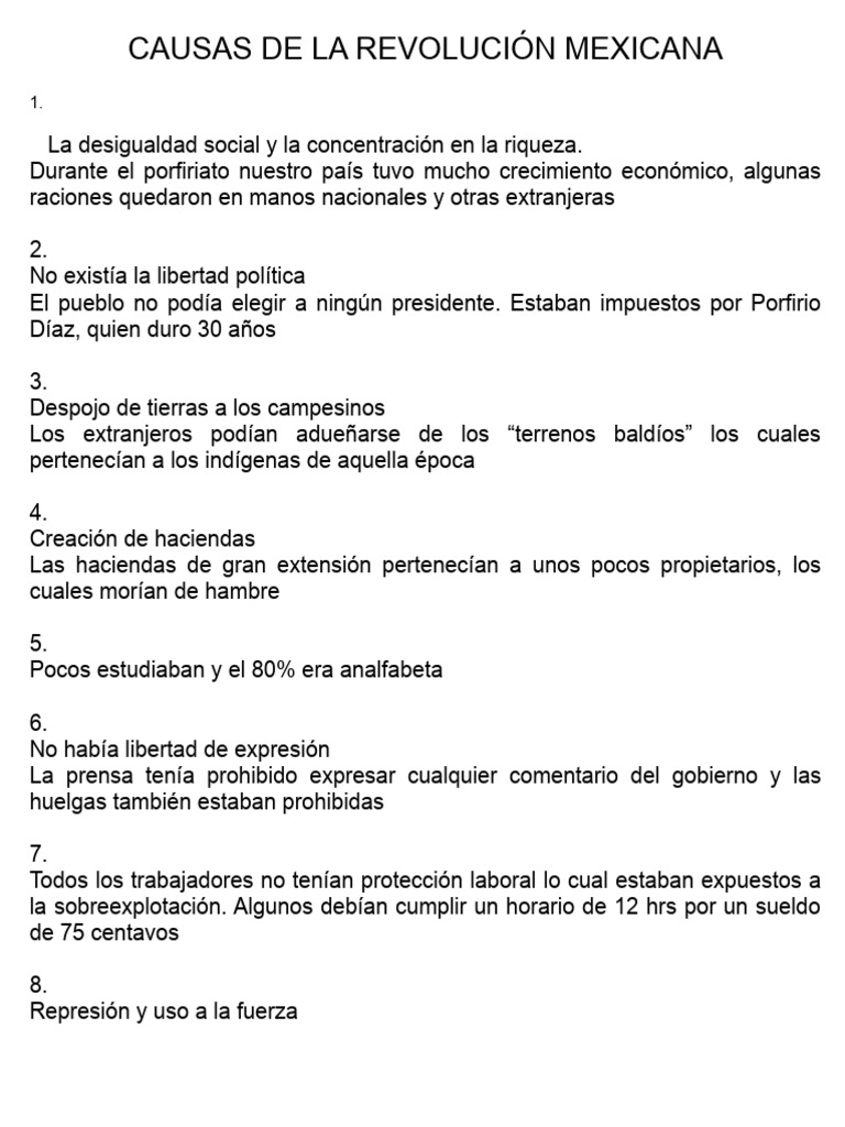 Revolución Mexicana | PDF | revolución mejicana | México