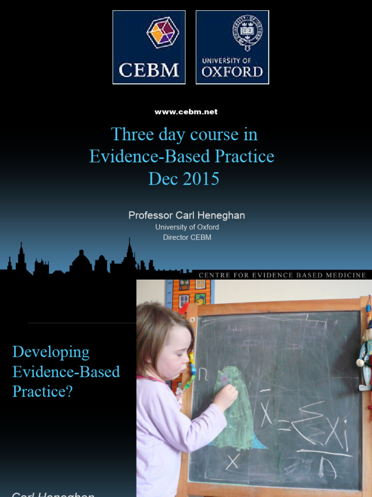 Introduction Prof Carl Heneghan | PDF | Evidence Based Medicine | Aspirin