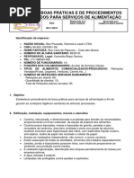 Modelo Manual de Boas Práticas para Indústria | PDF | Desperdício