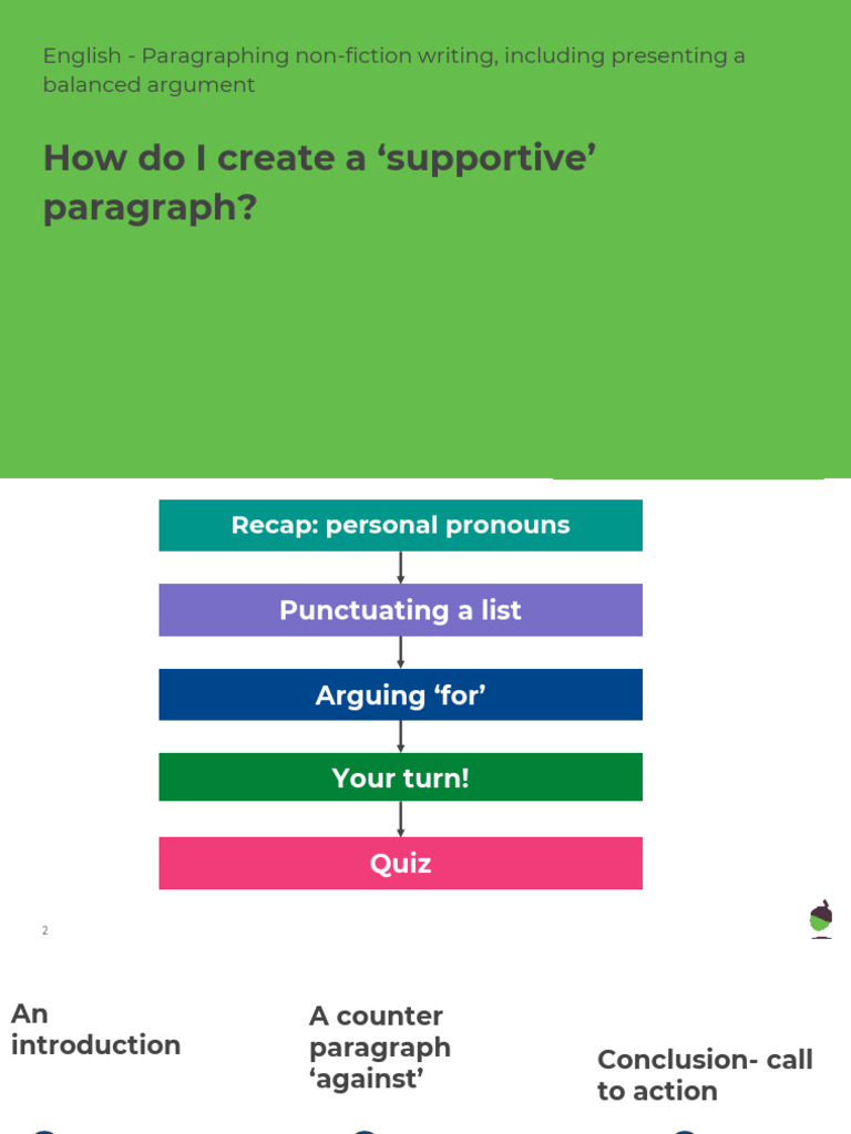 How Do I Create A Supportive' Paragraph? | PDF | Physical Education