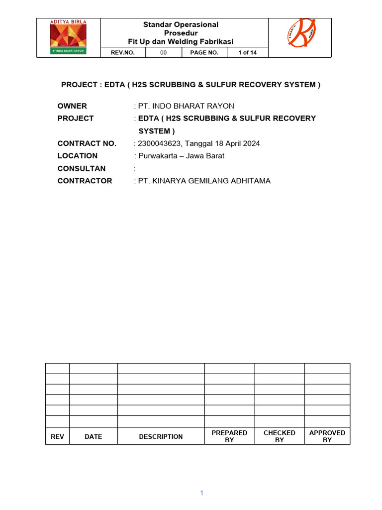 Prosedur Fit Up dan Pengelasan Pipa | PDF