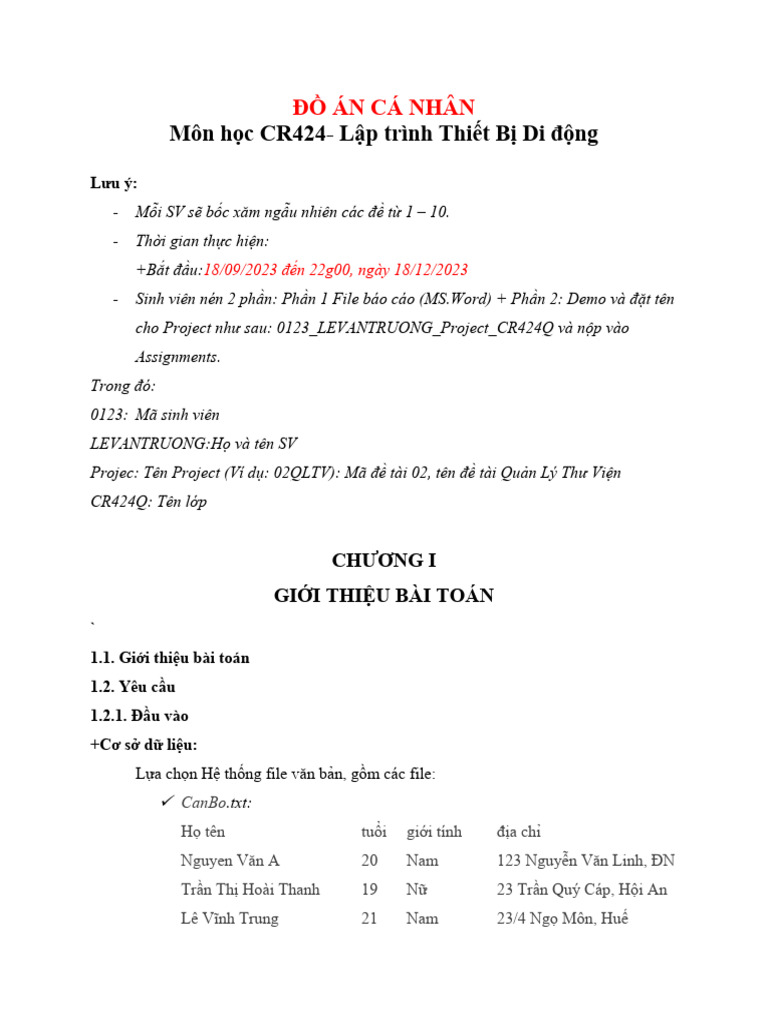 CR424 Doancanhan Ver01 | PDF