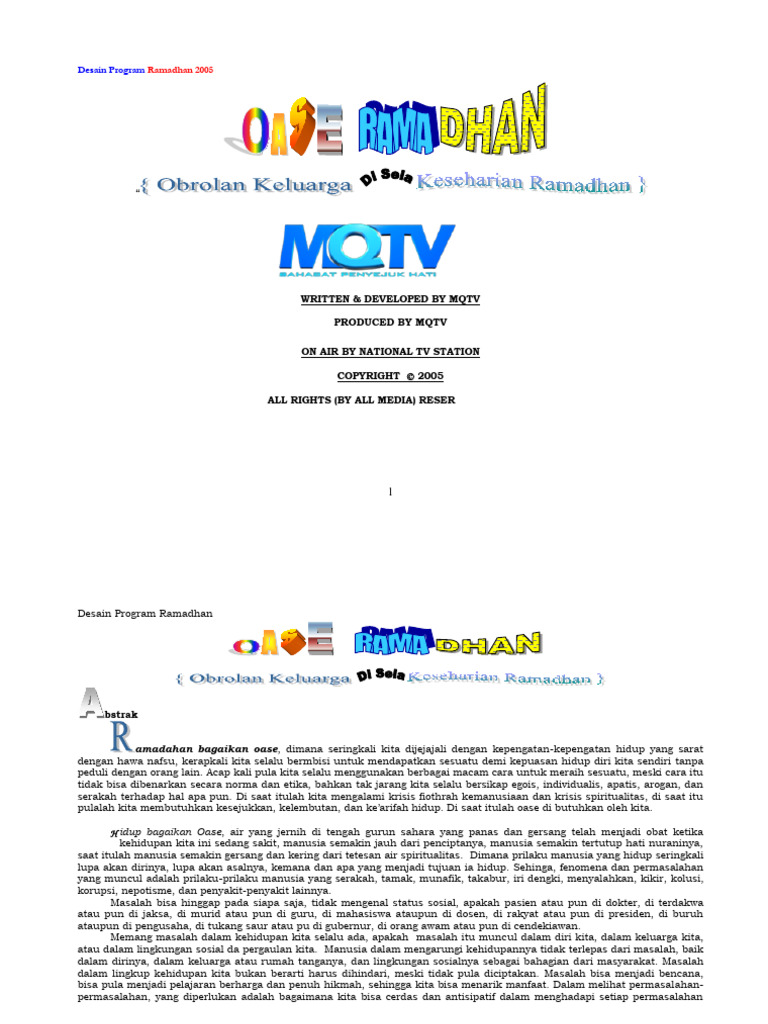 a. Desain Program (contoh) | PDF