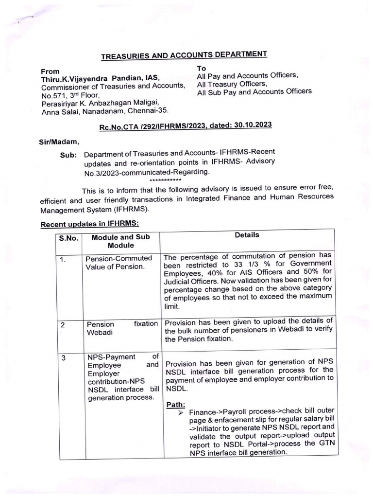 Ifhrms Advisory | PDF