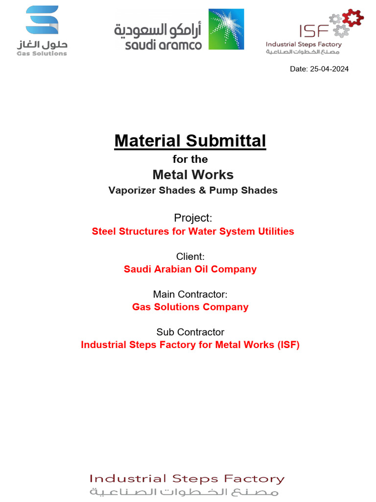 Mar Submittal | PDF | Screw | Welding