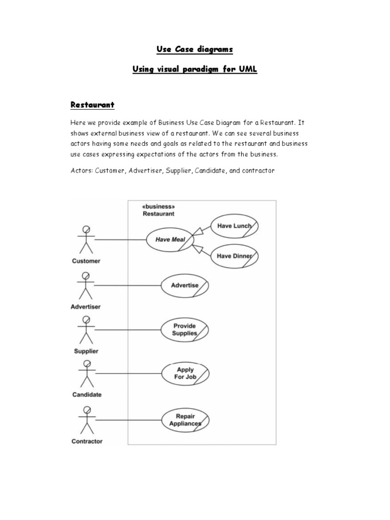 Use Case Diagrams With VP UML 26zig05 | Automated Teller Machine | Use Case