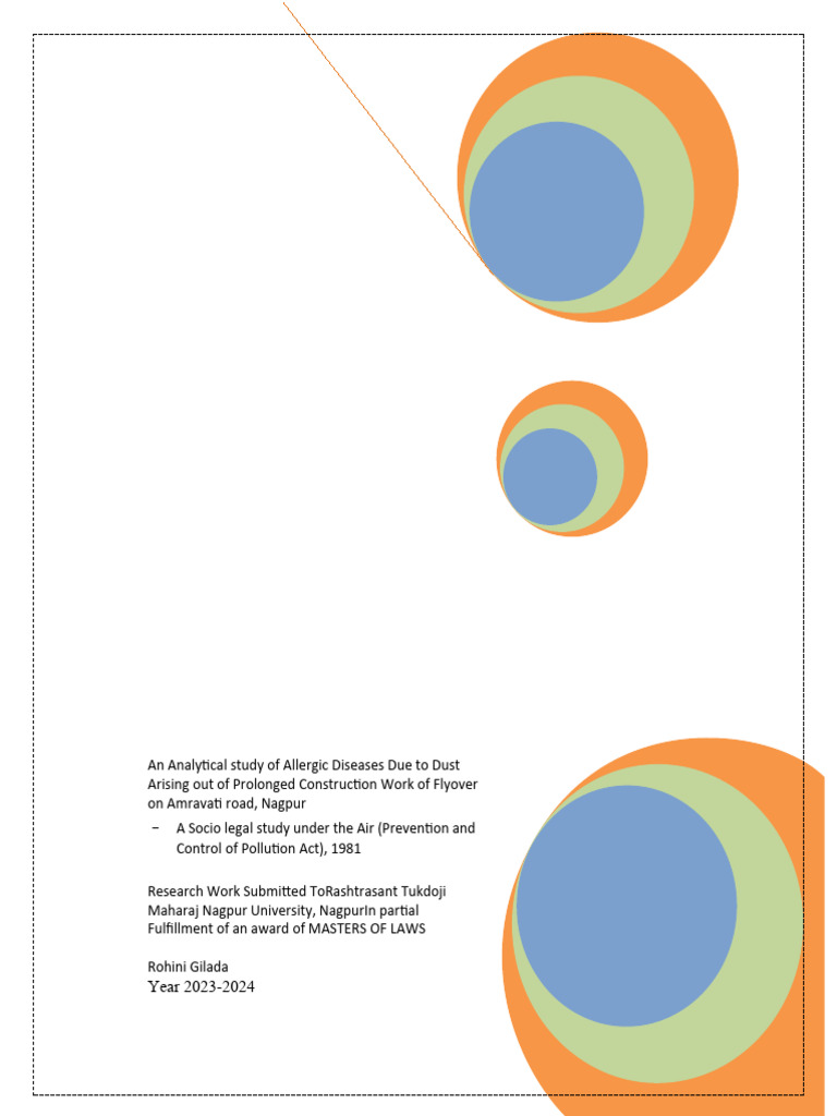 SLR On Air Polltion Due To Prolonged Construction | PDF | Air Pollution ...