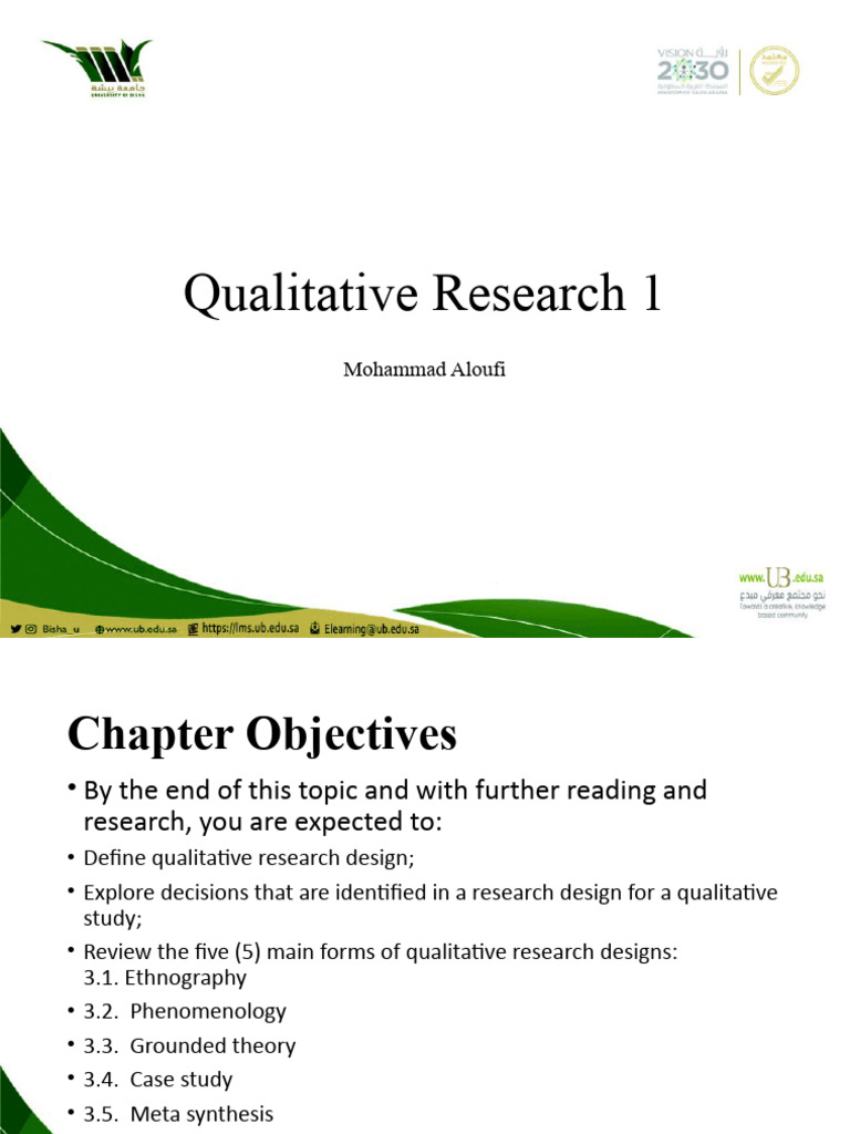 Qualitative Research 1 | PDF | Qualitative Research | Case Study