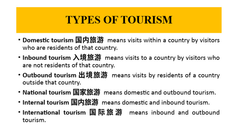 B. LECTURE1 GHZA 1013 TYPES OF TOURISM (Read-Only) | PDF