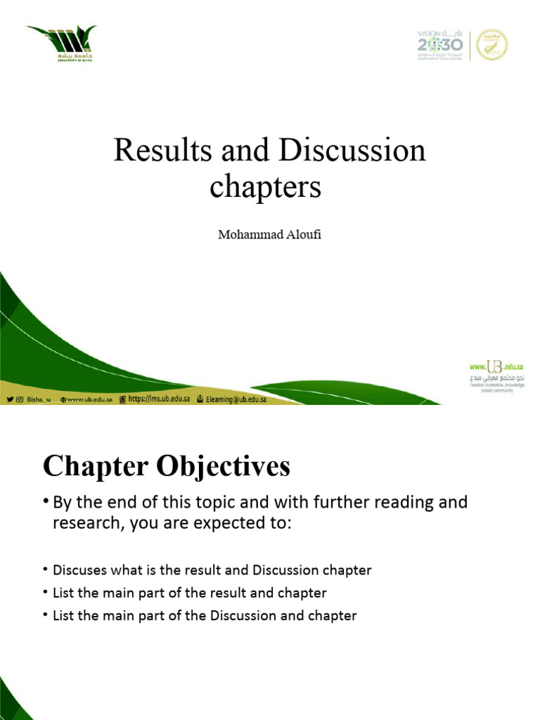 Results and Discussion Chapter Guide | PDF | Cognitive Science ...