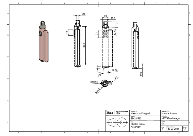 Electric Eraser Assembly Guide | PDF