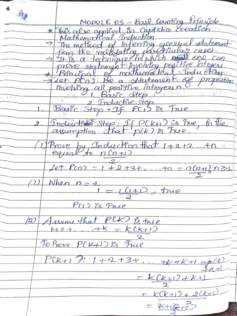 Module 03 - Basic Counting Principles | PDF