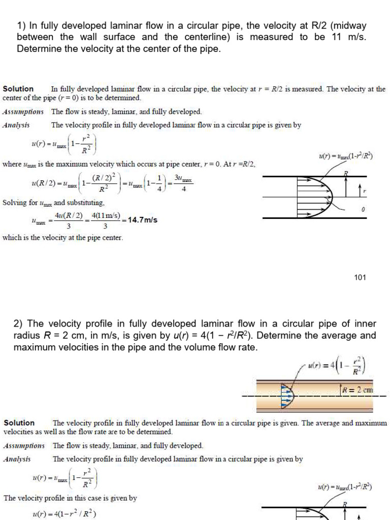 Examples | PDF | Pressure | Fluid Dynamics