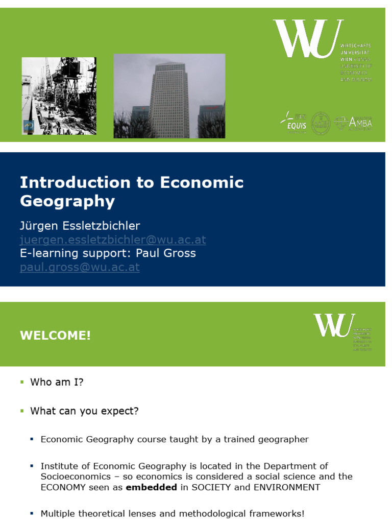 Lecture 1 - Introduction | PDF | Economics | Geography Lecture 1 - Introduction | PDF | Economics | Geography