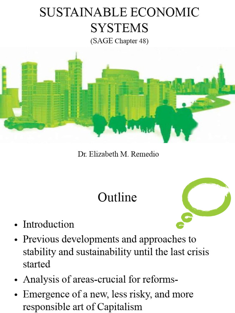 Sustainable Economic System | PDF | Economic Growth | Market (Economics)
