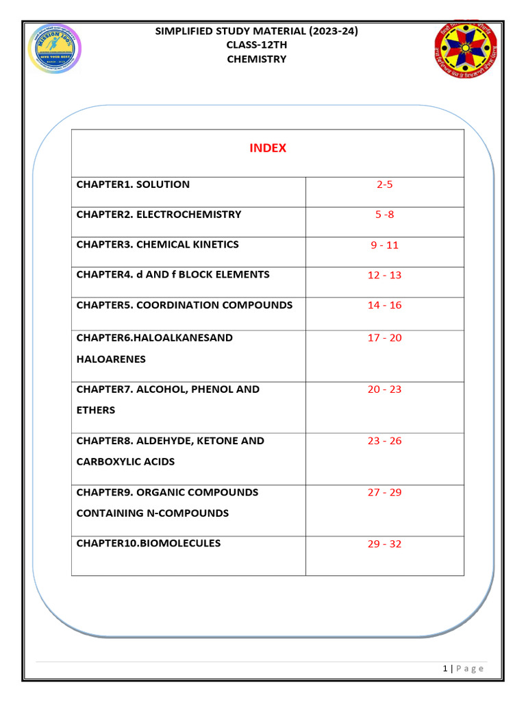 Simplified Material Chemistry Field | PDF | Reaction Rate | Activation ...