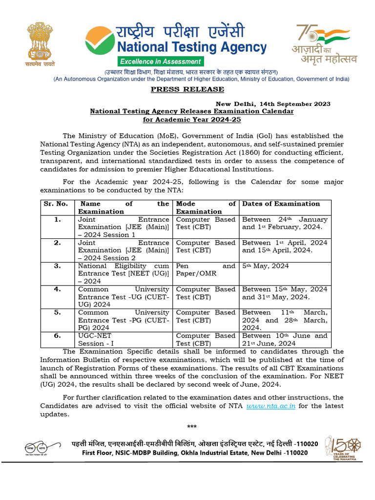 Notice | PDF | Standardized Tests | Schools