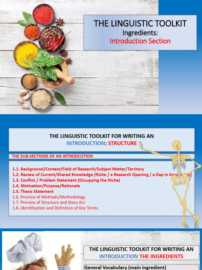 AW05 - The Linguistic Toolkit - PowerPoint Presentation | PDF ...