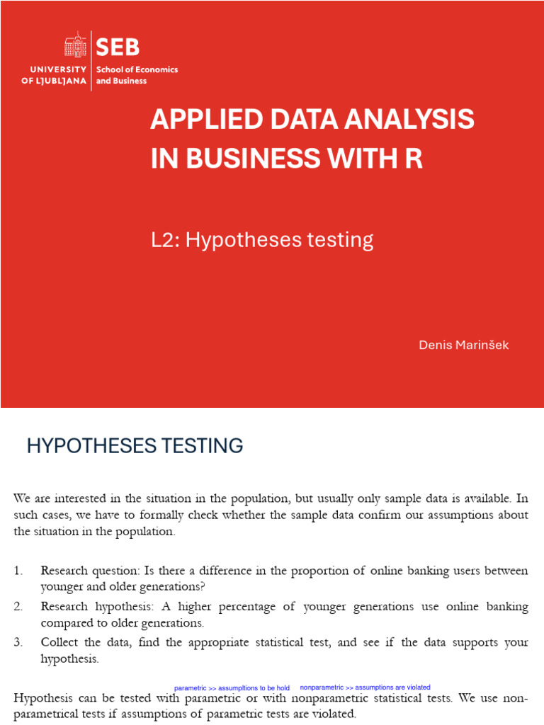 Lecture 2 Pdf Chi Squared Test Analysis Of Variance