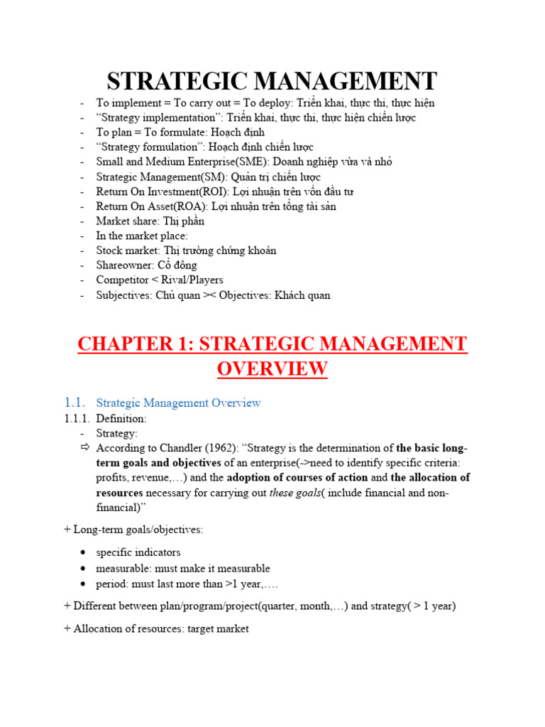 Notebook Strategic Management | PDF | Gross Domestic Product ...