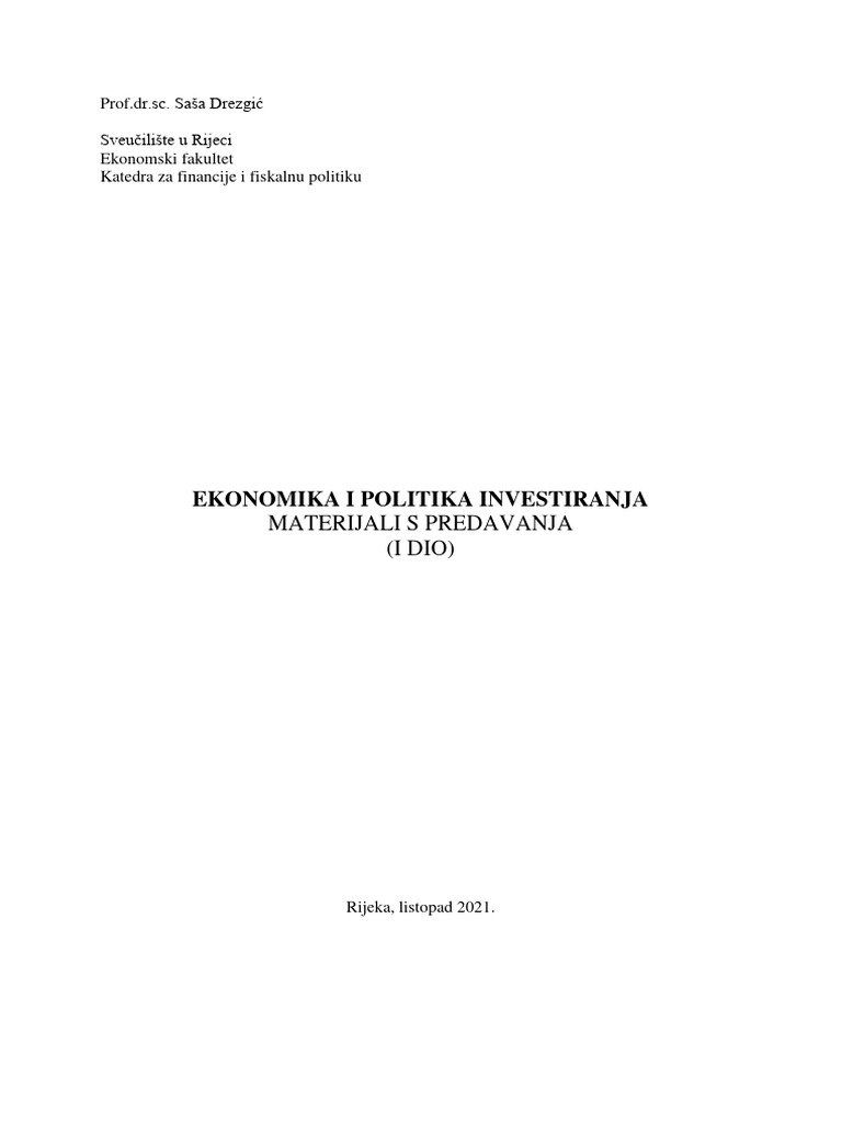 Skripta EPI 1.dio | PDF