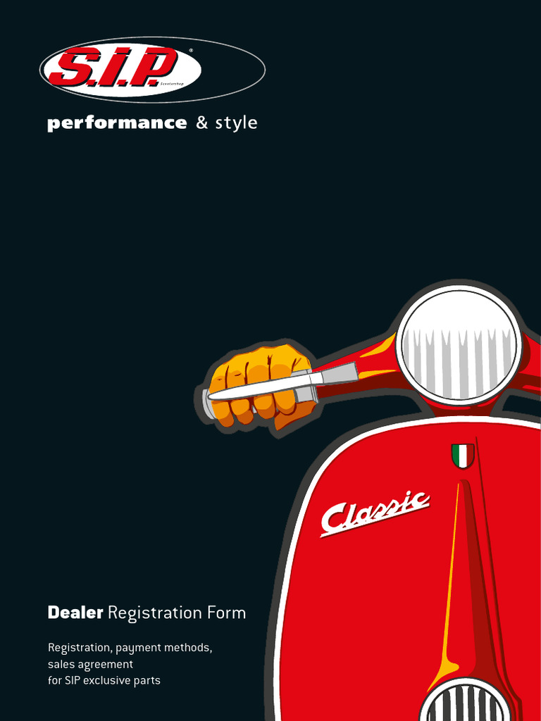 SIP Scootershop Dealer Registration | PDF | Debit Card | Credit Card