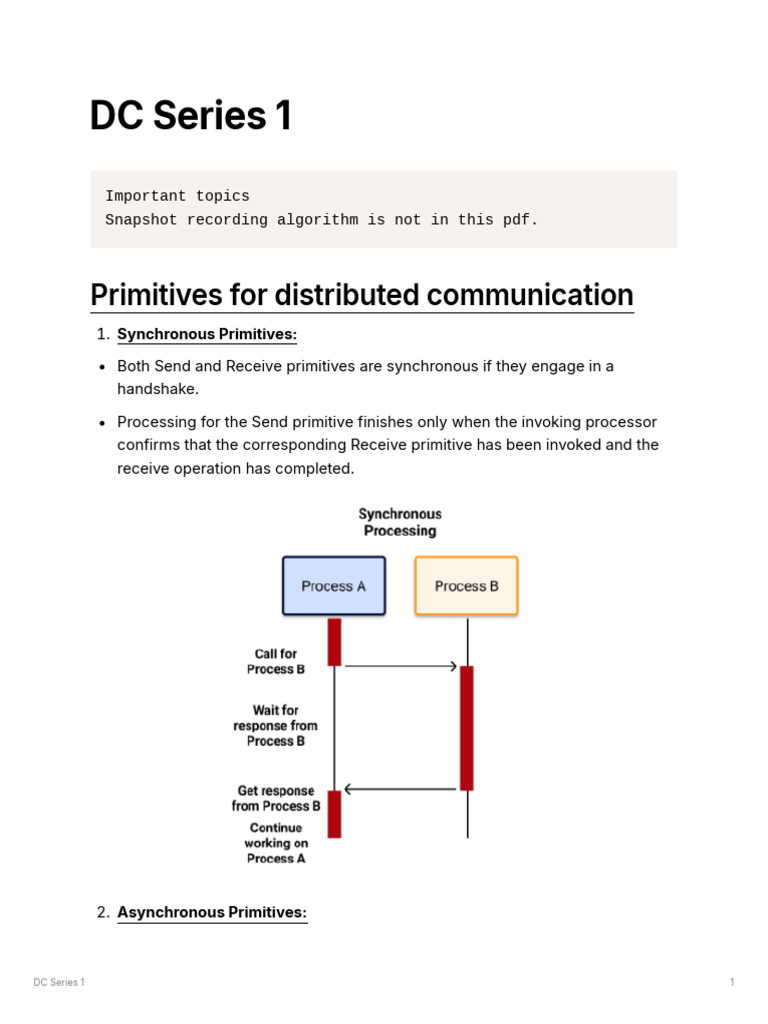 Mjf Distributed Computing Series 1 Pdf Distributed Computing Replication Computing