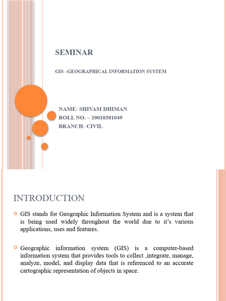 GIS - Geographical Information System | Download Free PDF | Geographic ...