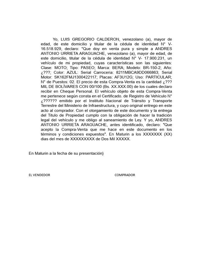 Yorman Compra-Venta | PDF