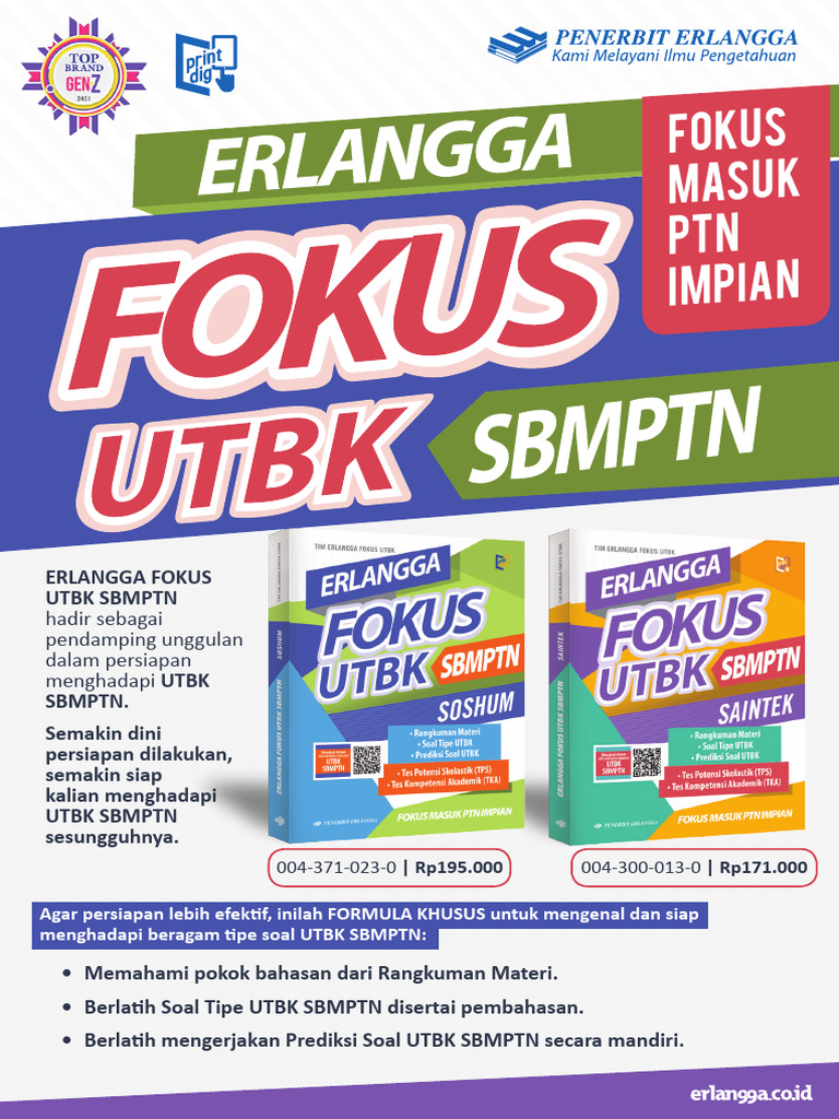 Persiapan UTBK SBMPTN | PDF