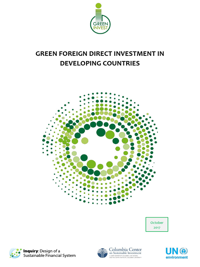 Green Invest Dev Countries | PDF | Foreign Direct Investment ...