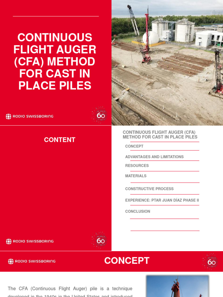 Cfa Piles | Download Free PDF | Deep Foundation | Drilling Rig