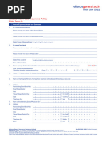Cashless Insurance Pre-Auth Form | PDF