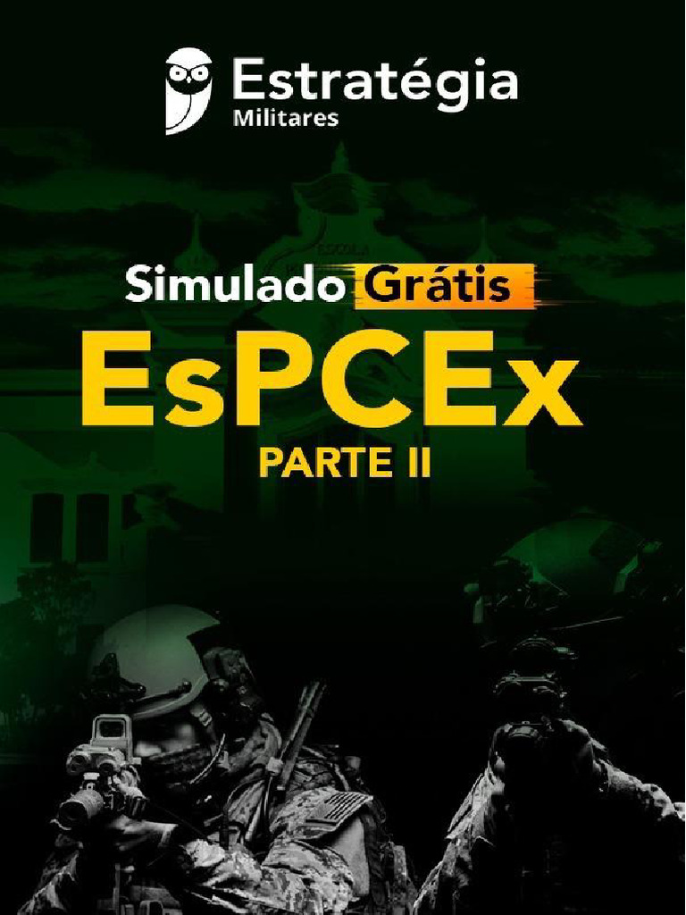 Simulado EsPCEx: Prova e Instruções | PDF | Brasil | Igreja católica