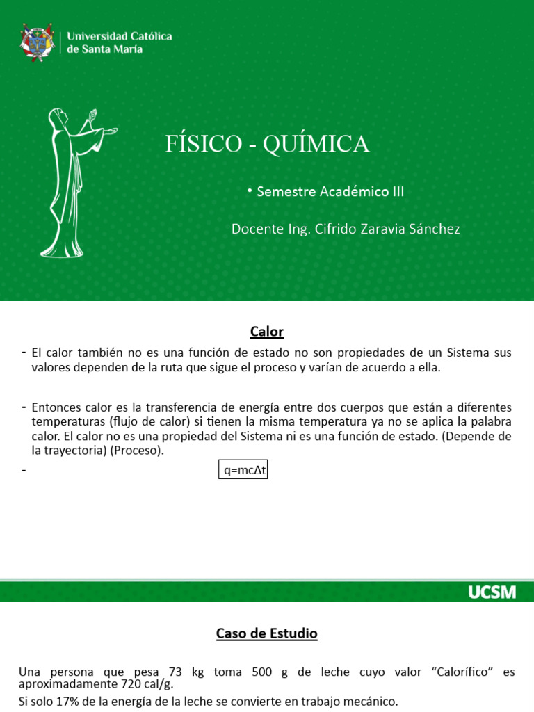 Calor y Primera Ley de La Termodinamica | PDF | Calor | Termodinámica