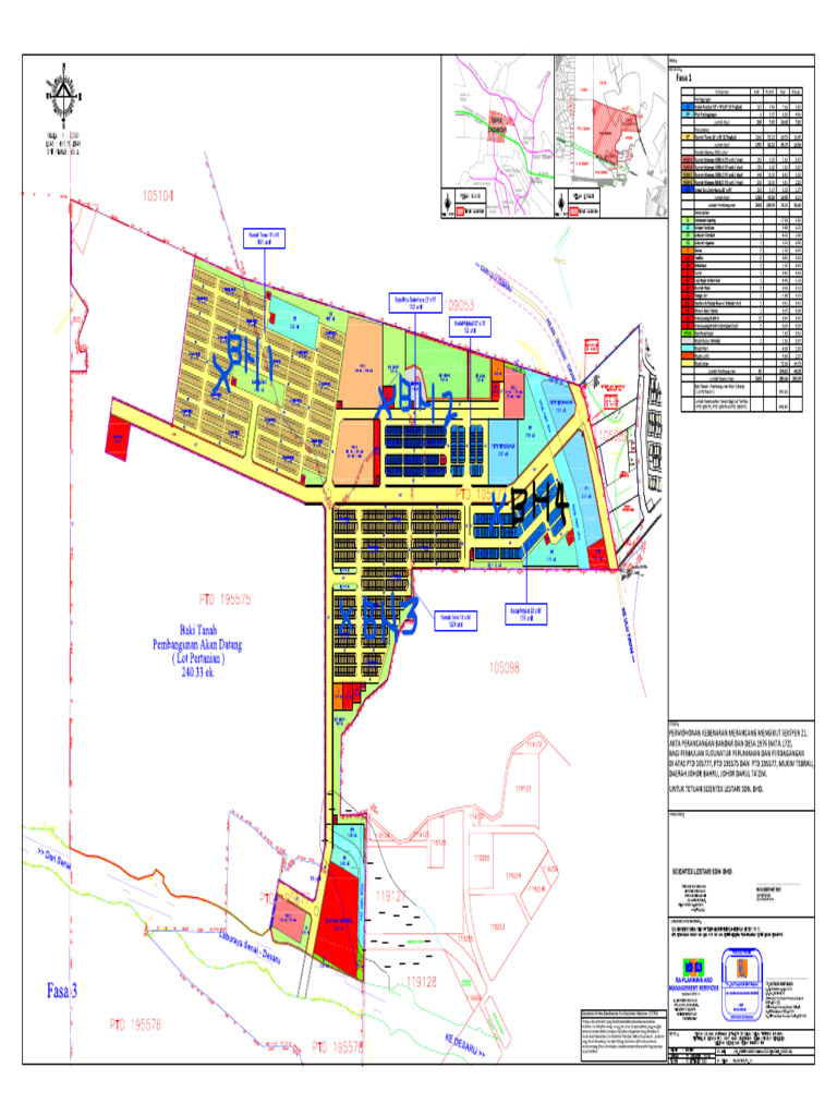 Layout Development Plan IDP1 Acad 2007 | PDF