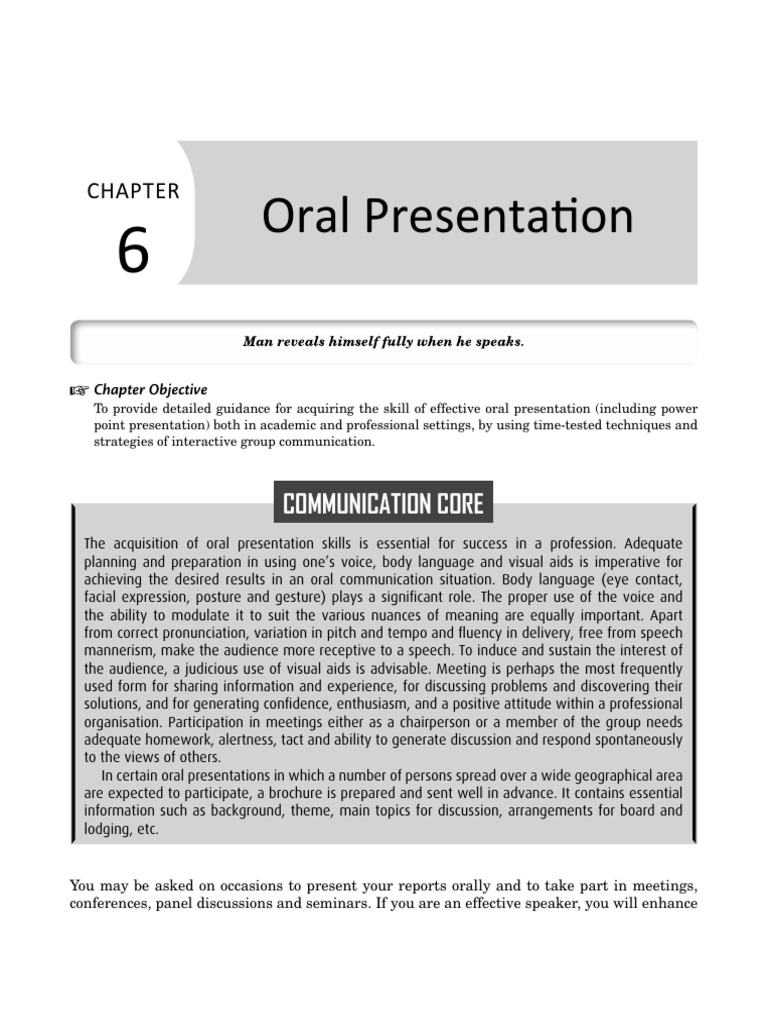 Oral Presentation Notes | Download Free PDF | Public Speaking ...