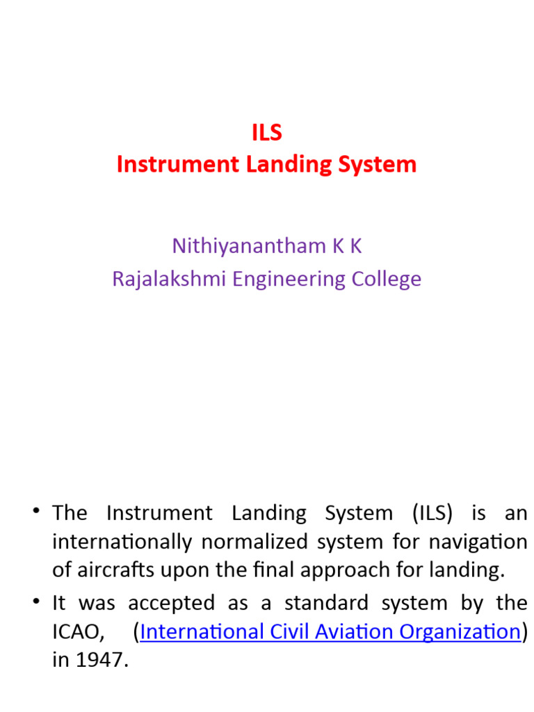 ILS Updated | PDF