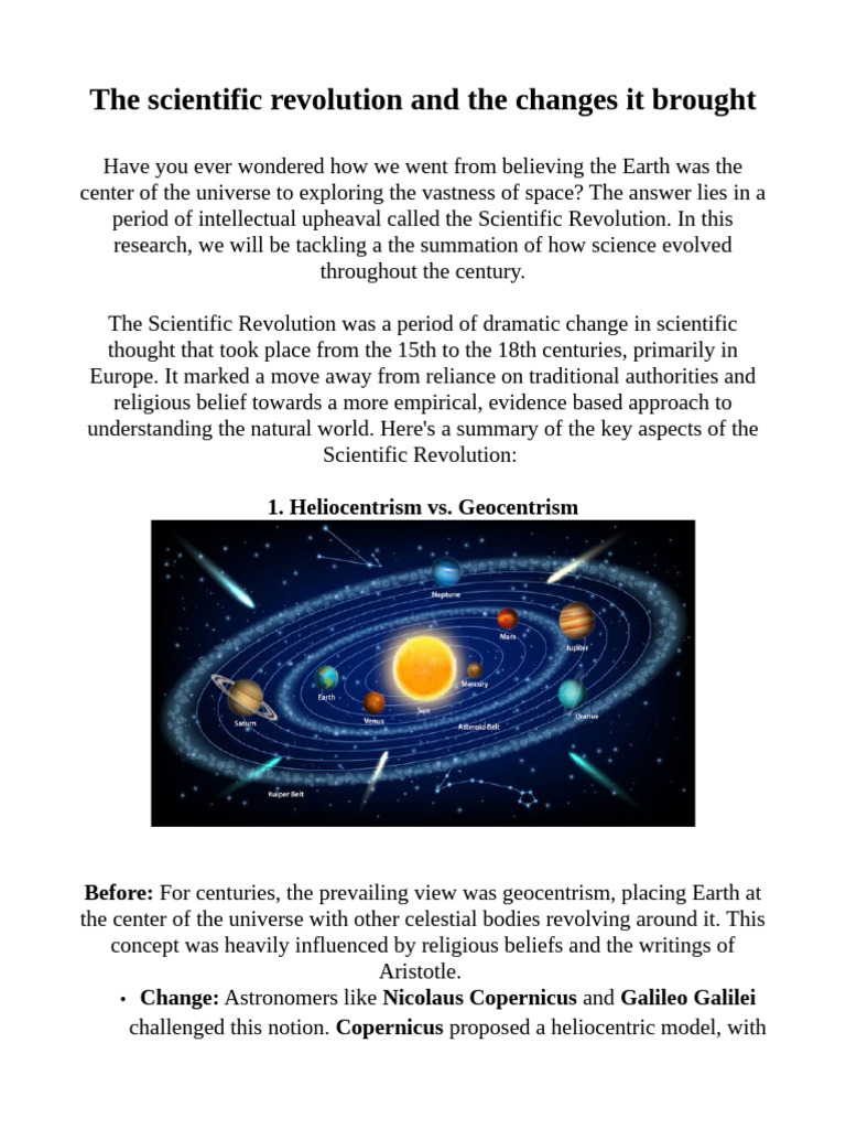 Scientific Revolution | PDF | Science | Scientific Revolution