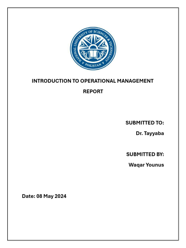 Introduction to Operational Management | PDF | Forecasting | Inventory Introduction to Operational Management | PDF | Forecasting | Inventory