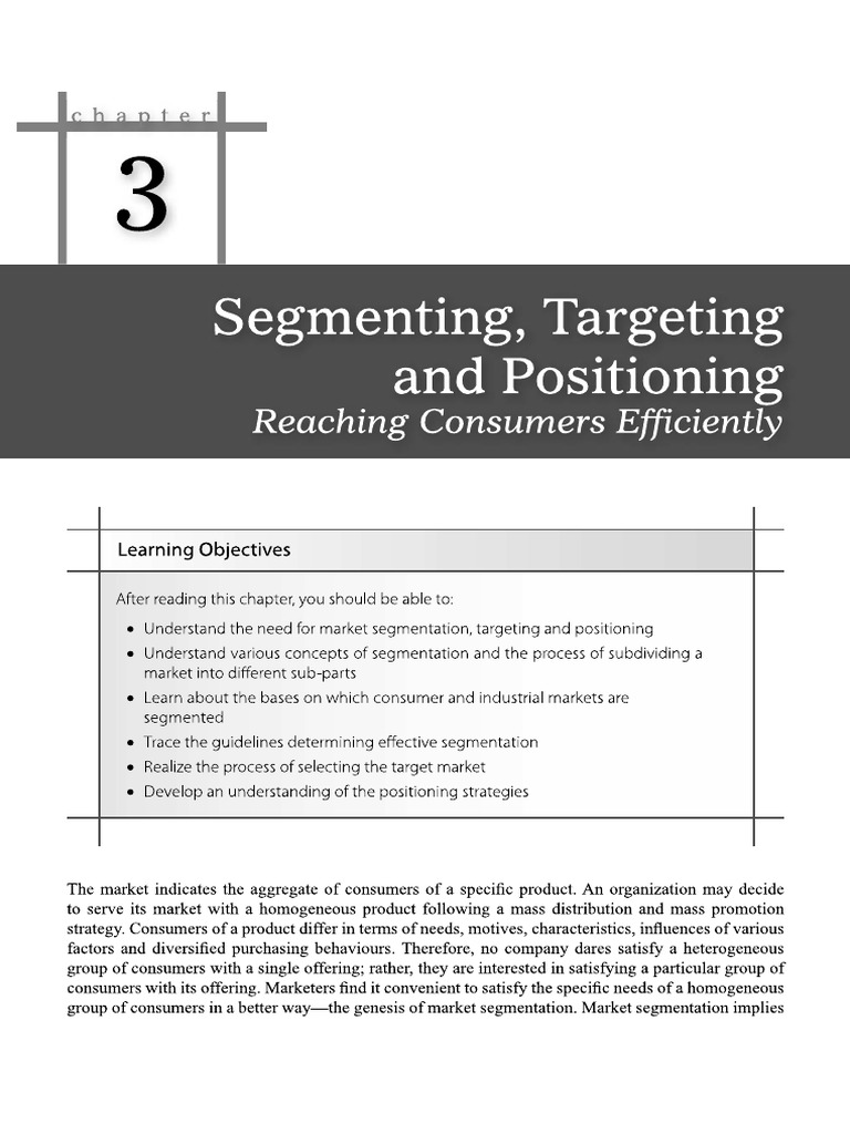 Topic Segmenting Targeting And Positioning Stp Bha 201 Unit 1 2nd