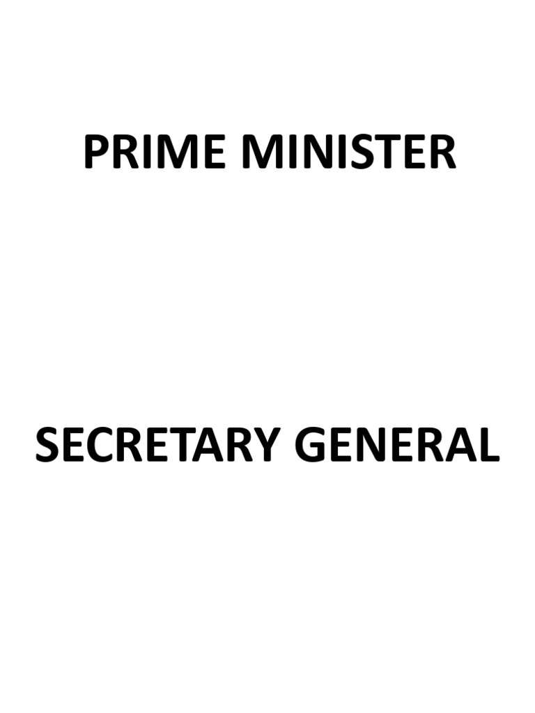Key Government Positions Overview | PDF