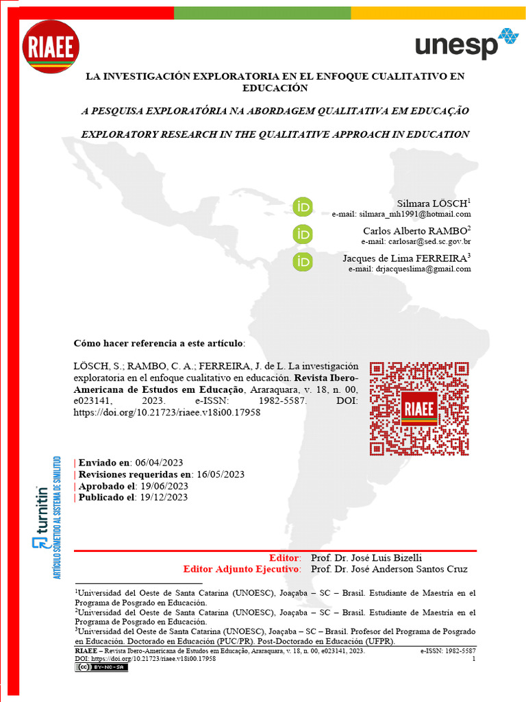 Investigación Cualitativa Exploratoria en Educación | PDF | Caso de ...