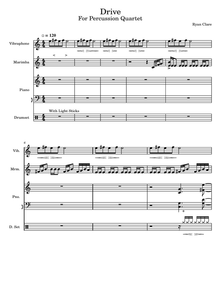 Drive | PDF | Percussion Instruments | Musical Instruments